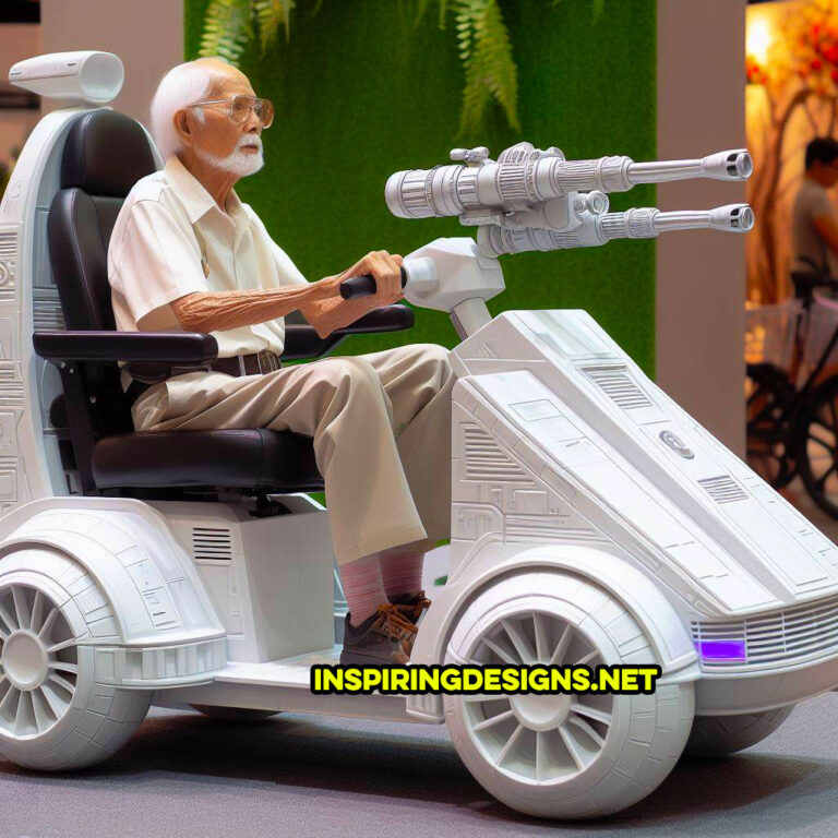 These Star Wars Mobility Scooters Are Transforming Seniors into Galactic Heroes!