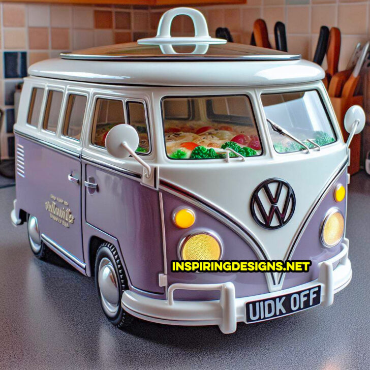 Volkswagen Bus Slow Cookers Will Be a Hit At Your Next Potluck