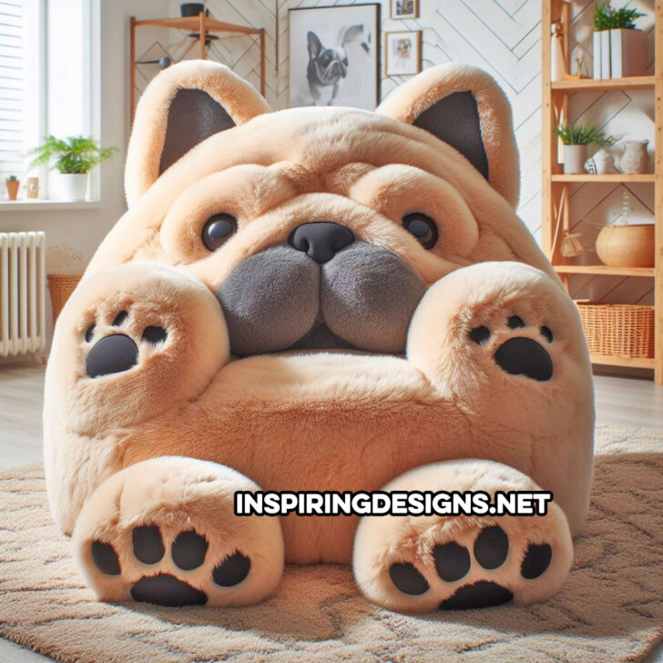 These Fluffy Dog Shaped Chairs Are A Furry Addition to Your Living Room