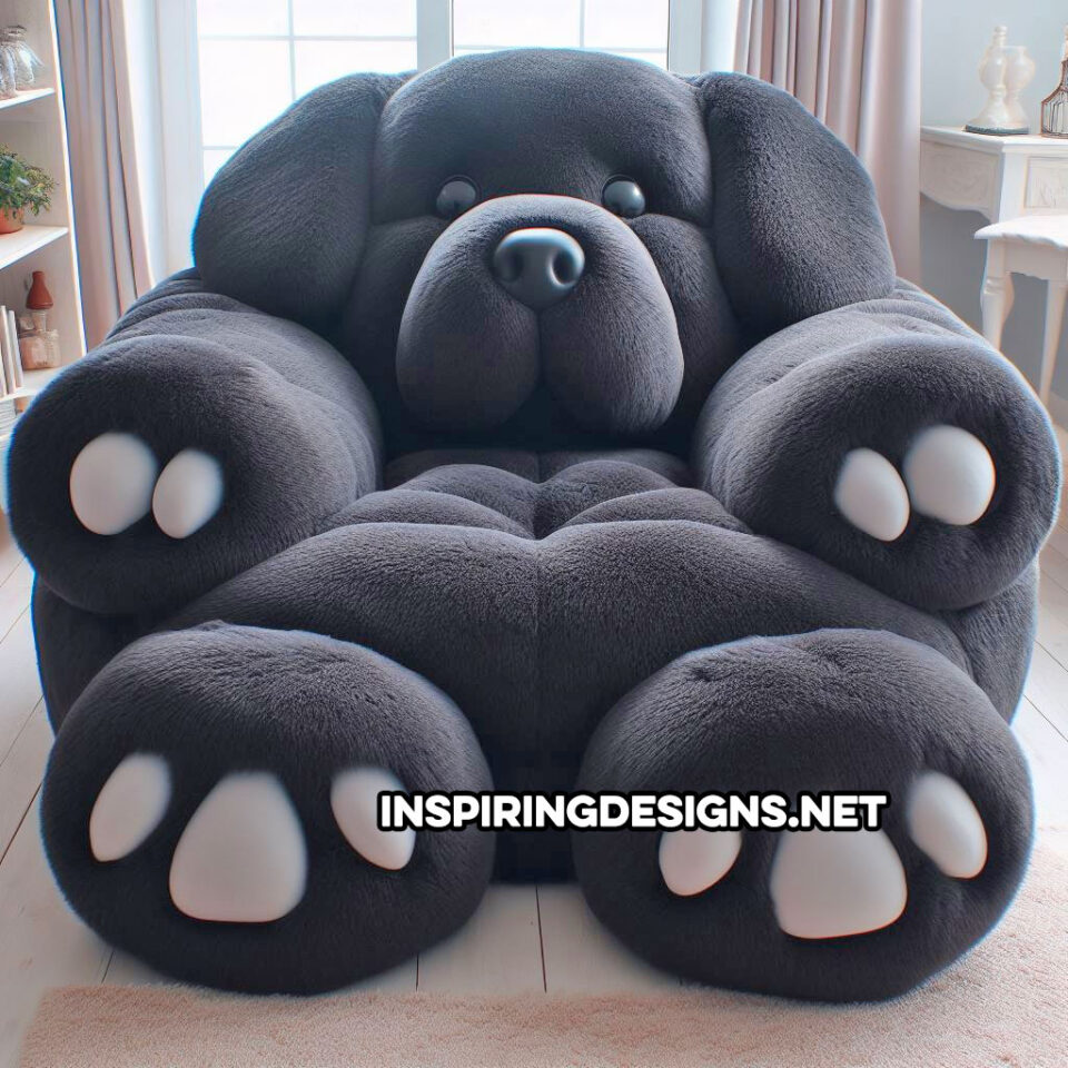 These Fluffy Dog Shaped Chairs Are A Furry Addition to Your Living Room