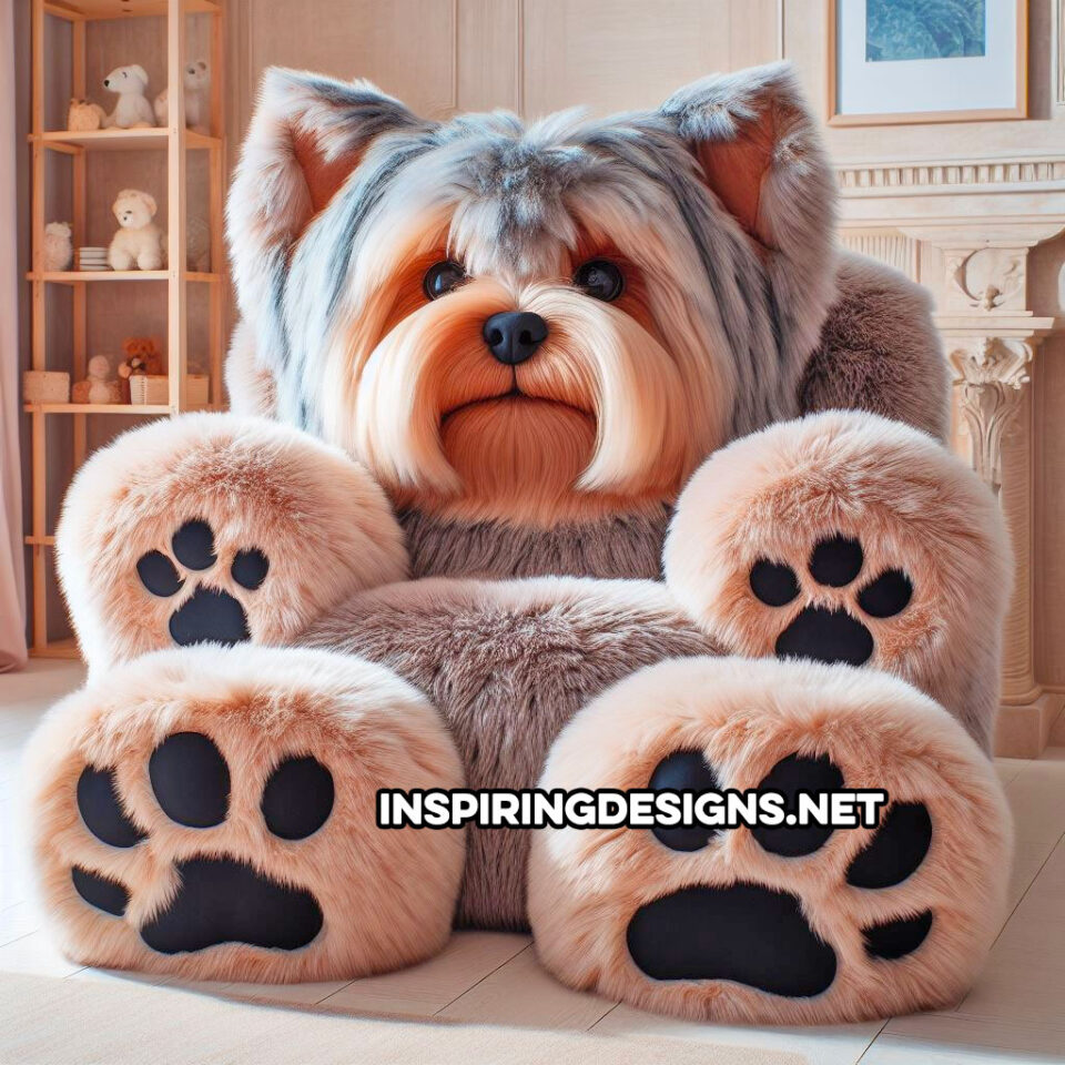 These Fluffy Dog Shaped Chairs Are A Furry Addition to Your Living Room
