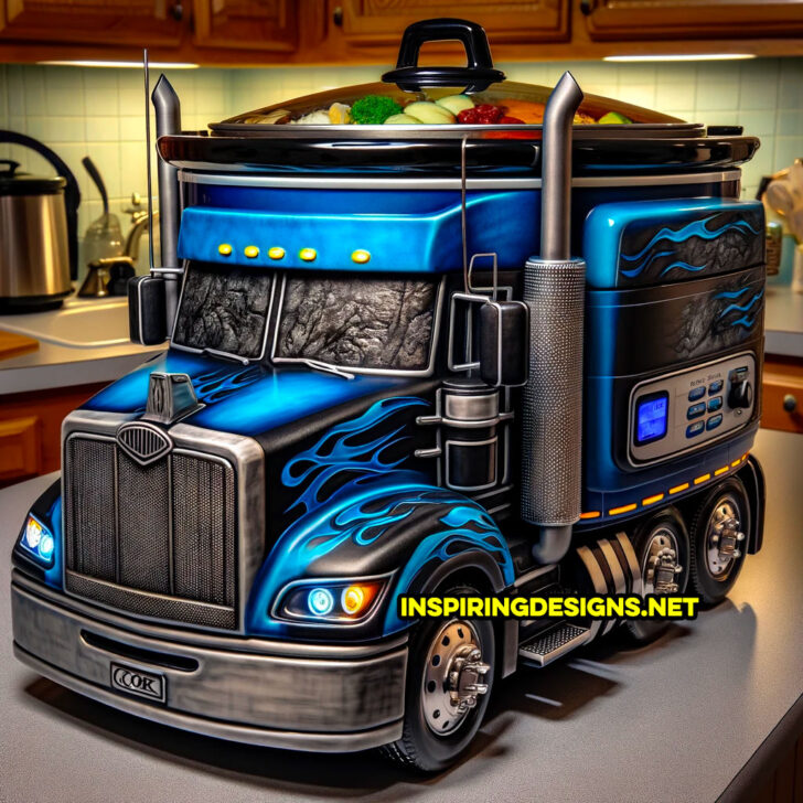These Semi-Truck Slow Cookers Bring Big Rig Cooking Adventures To Your ...