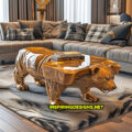 These Wooden Animal Shaped Coffee Tables Bring the Beauty of the Wild ...