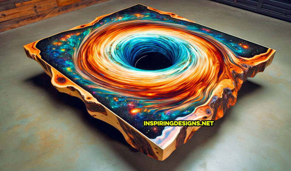 These Vortex Coffee Tables Are Where Art and Functionality Spiral Together