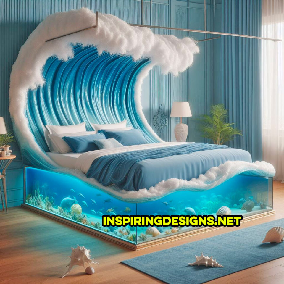 These Epoxy Beach Wave Beds Will Make You Feel Like You're Sleeping on ...