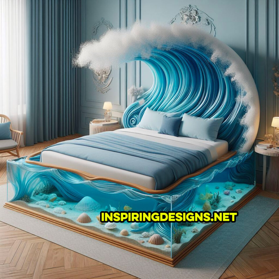 These Epoxy Beach Wave Beds Will Make You Feel Like You're Sleeping on ...