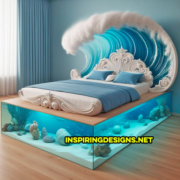 These Epoxy Beach Wave Beds Will Make You Feel Like You're Sleeping on ...