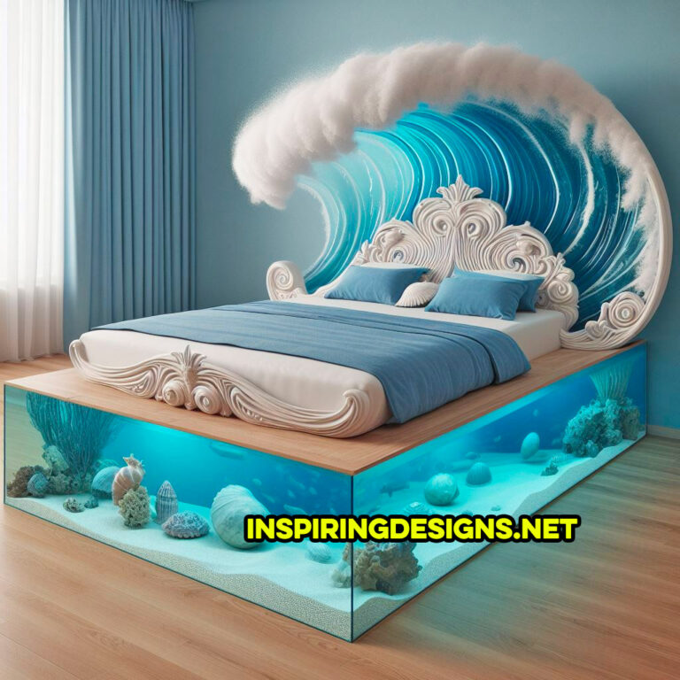 These Epoxy Beach Wave Beds Will Make You Feel Like You're Sleeping on ...