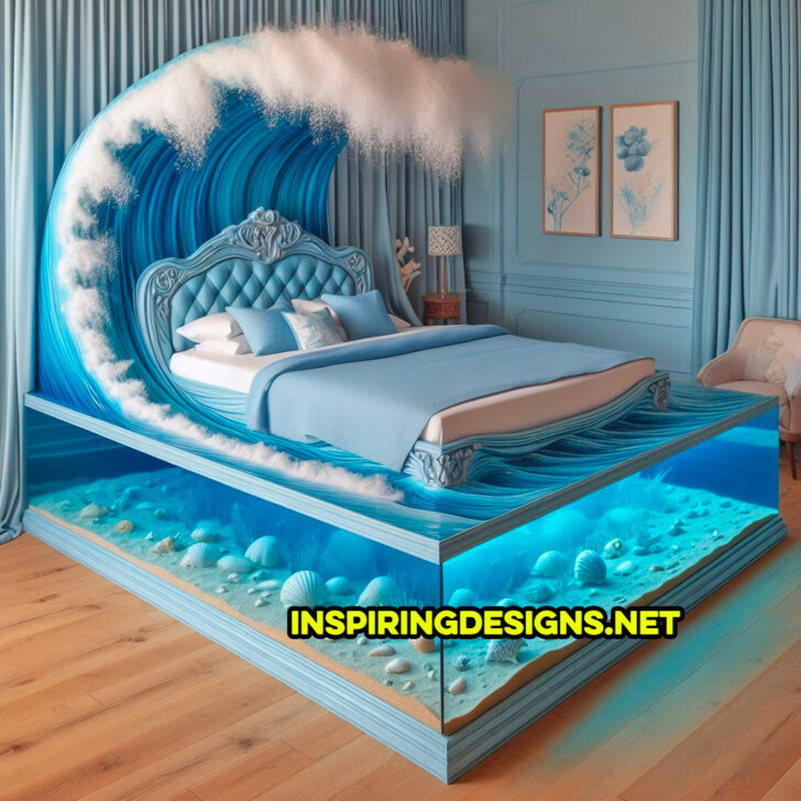 These Epoxy Beach Wave Beds Will Make You Feel Like You're Sleeping on ...