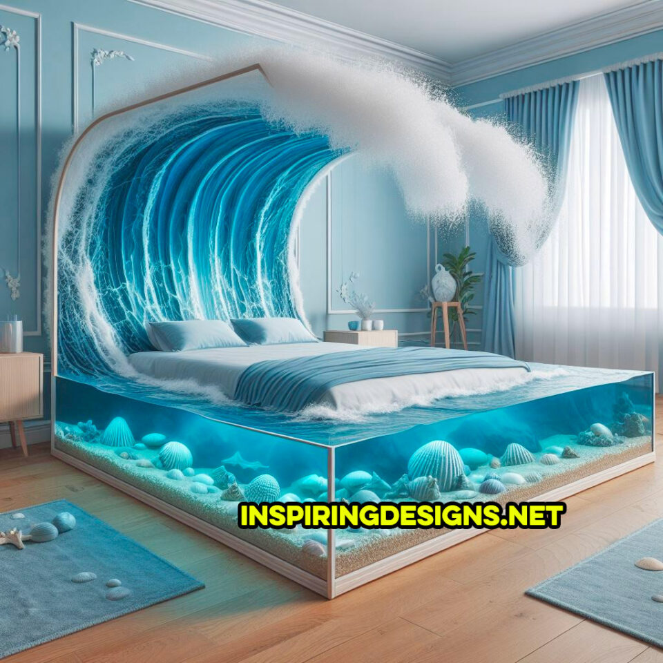 These Epoxy Beach Wave Beds Will Make You Feel Like You're Sleeping on ...