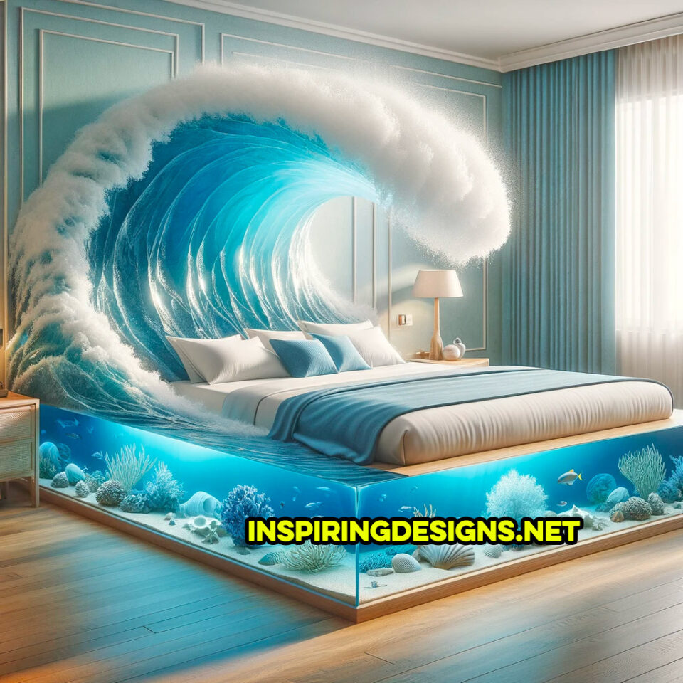 These Epoxy Beach Wave Beds Will Make You Feel Like You're Sleeping on ...