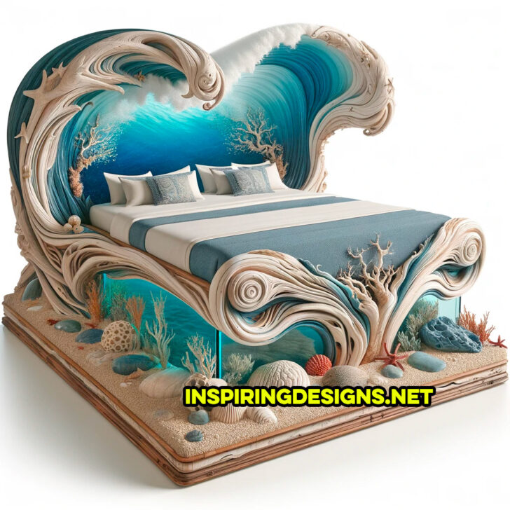 These Epoxy Beach Wave Beds Will Make You Feel Like You're Sleeping on ...