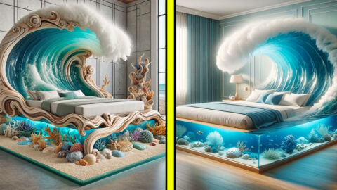 These Epoxy Beach Wave Beds Will Make You Feel Like You're Sleeping on ...