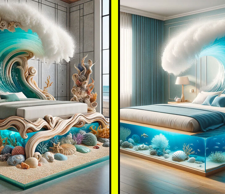 These Epoxy Beach Wave Beds Will Make You Feel Like You’re Sleeping on ...