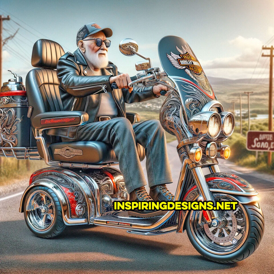These Harley Mobility Scooters Are Changing the Game for Stylish Seniors