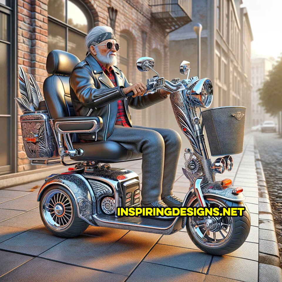These Harley Mobility Scooters Are Changing the Game for Stylish Seniors