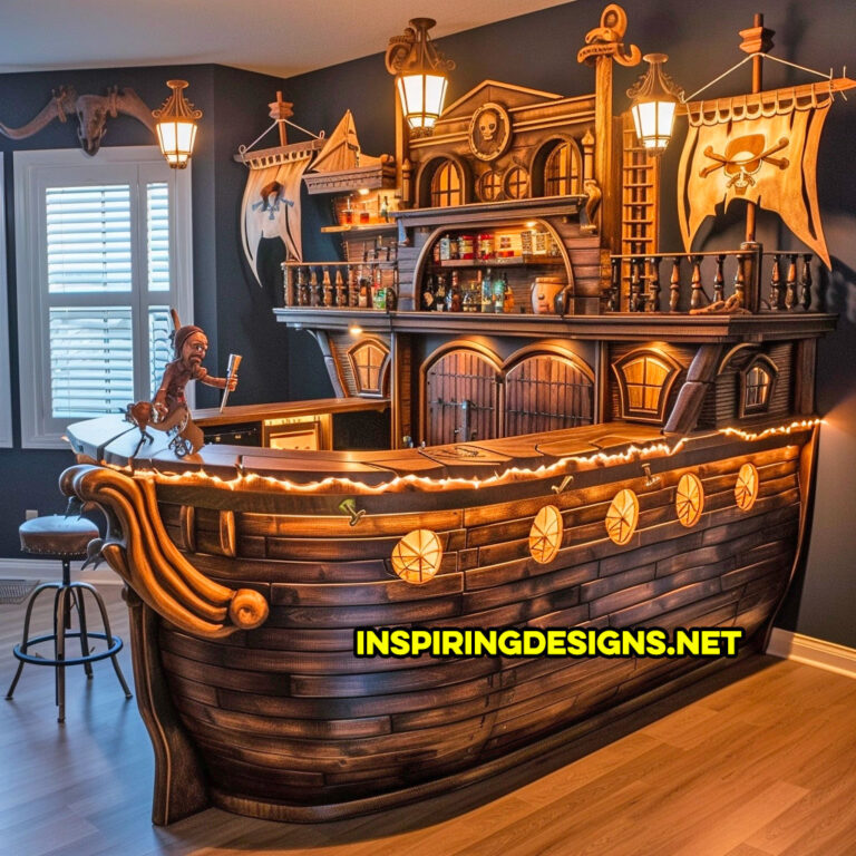 These Pirate Ship Home Bars Will Anchor Your Next Party with Style