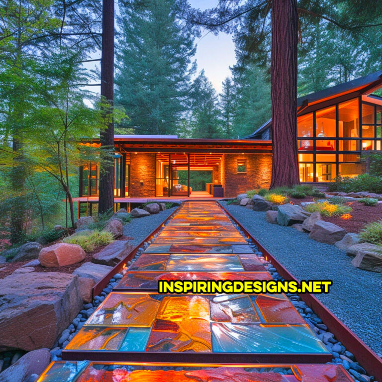 These Colorful Glass and Stone Walkways Will Transform Your Garden into ...