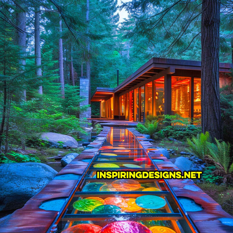 These Colorful Glass and Stone Walkways Will Transform Your Garden into ...
