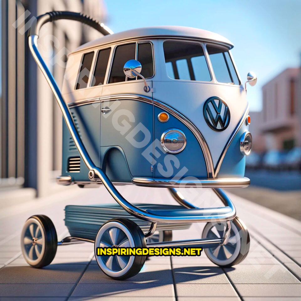 These Volkswagen Bus Strollers Are Where Retro Cool Meets Modern Parenting