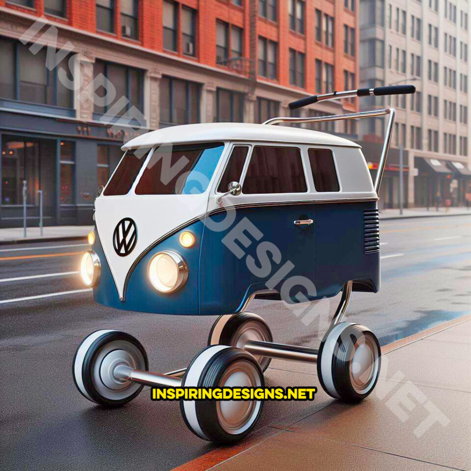 These Volkswagen Bus Strollers Are Where Retro Cool Meets Modern Parenting