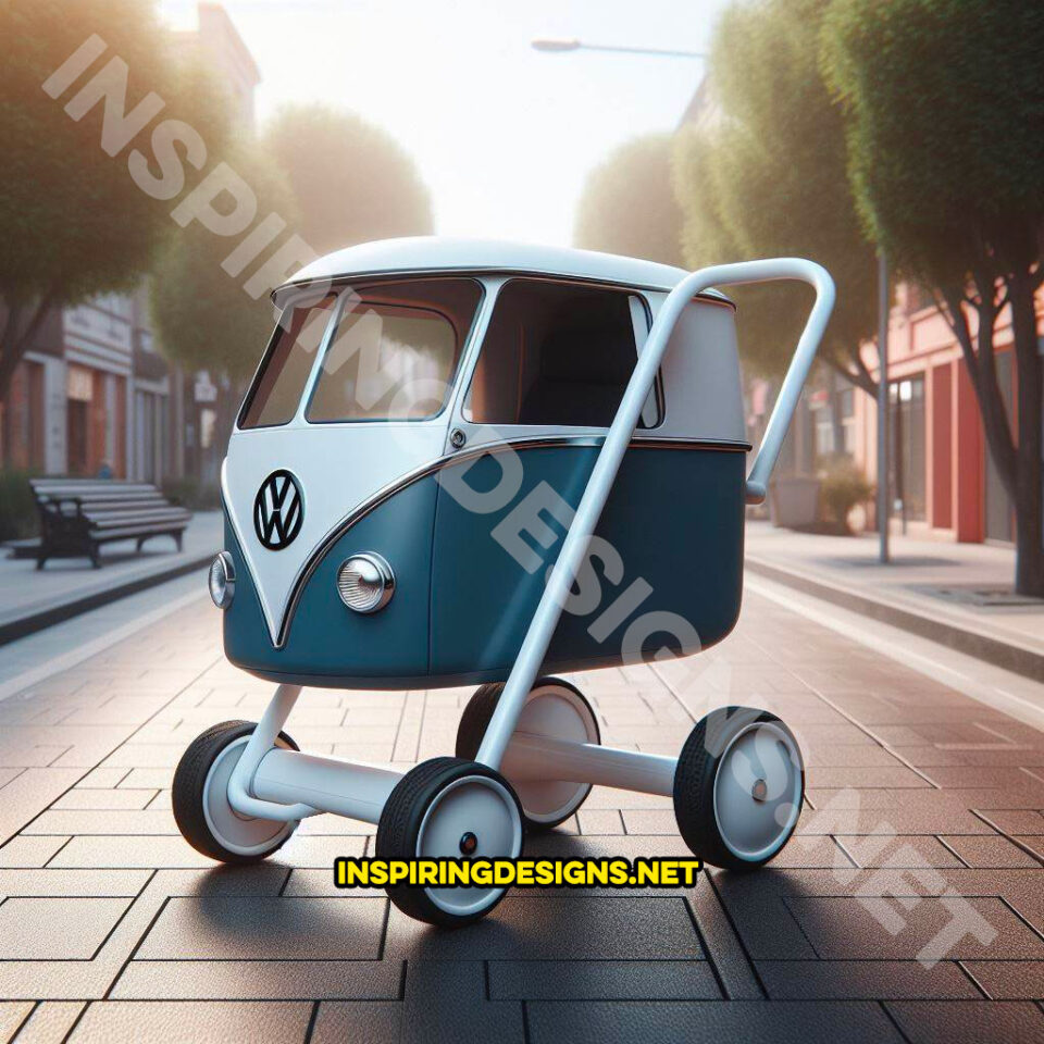 These Volkswagen Bus Strollers Are Where Retro Cool Meets Modern Parenting
