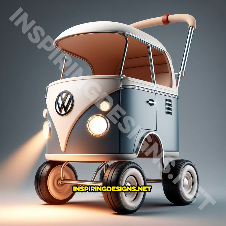 These Volkswagen Bus Strollers Are Where Retro Cool Meets Modern Parenting