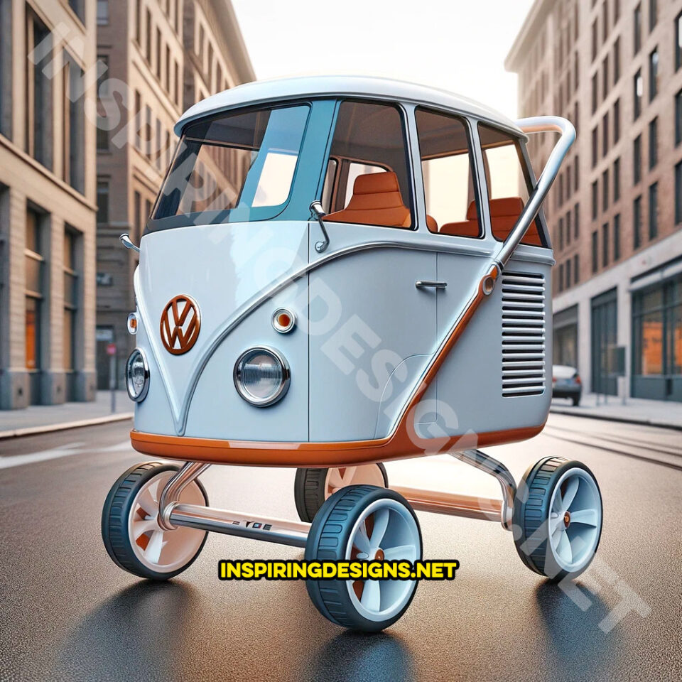 These Volkswagen Bus Strollers Are Where Retro Cool Meets Modern Parenting