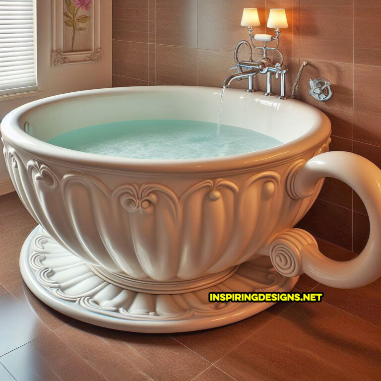 These Giant Teacup Shaped Bathtubs Will Steep Your Bath Time in Luxury