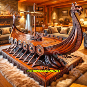 These Viking Ship Coffee Tables Are Anchoring Style and History in Your ...