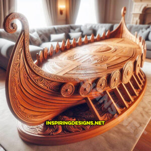 These Viking Ship Coffee Tables Are Anchoring Style and History in Your ...