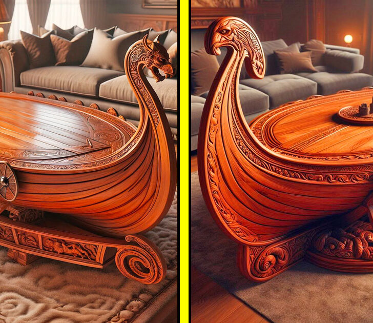 These Viking Ship Coffee Tables Are Anchoring Style and History in Your ...