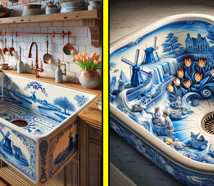 These Delftware Sinks Are What Your Farmhouse Kitchen Dreams Are Made ...