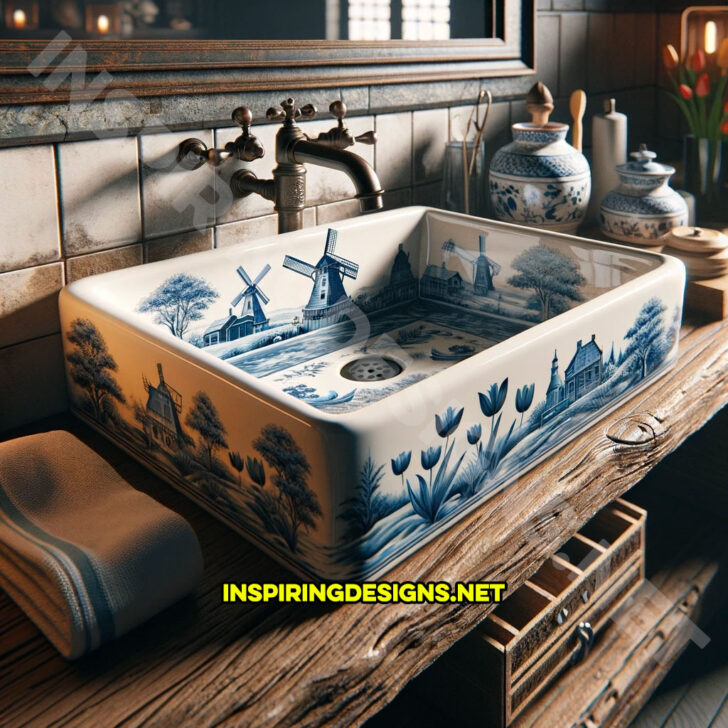 These Delftware Sinks Are What Your Farmhouse Kitchen Dreams Are Made Of