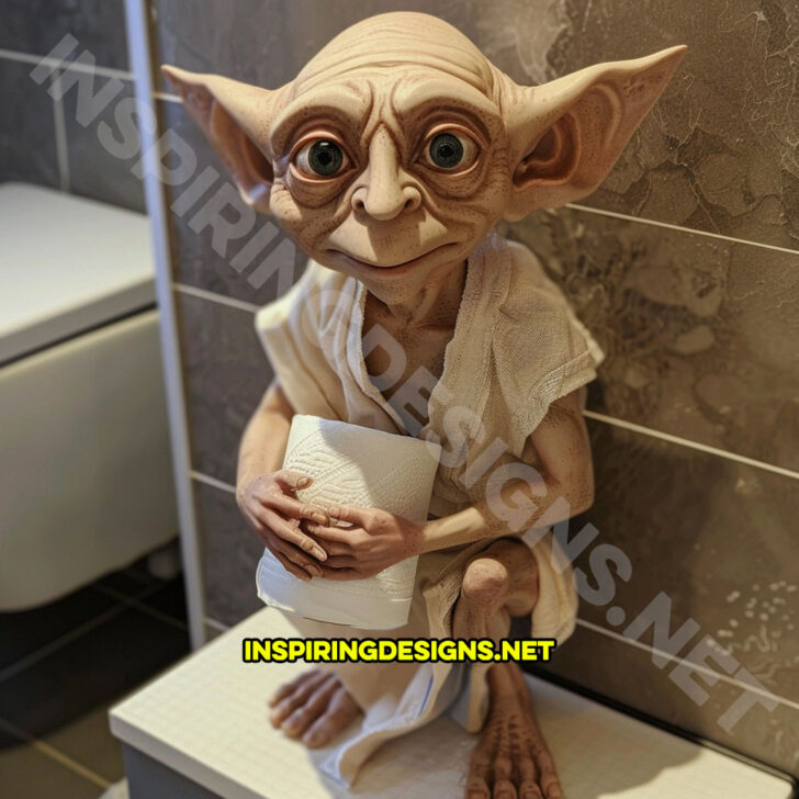 These Dobby Toilet Paper Holders Give Your Bathroom a Magical Helper