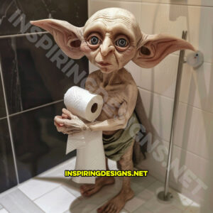 These Dobby Toilet Paper Holders Give Your Bathroom a Magical Helper