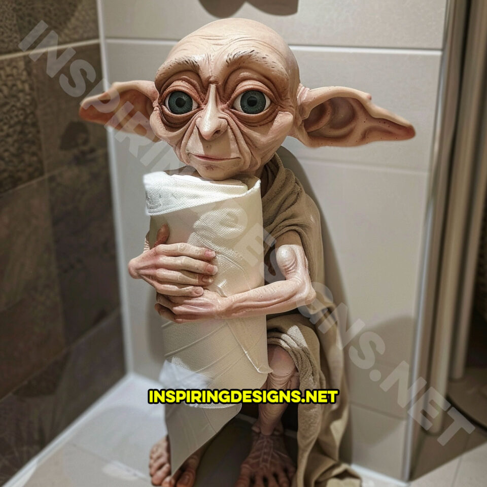 These Dobby Toilet Paper Holders Give Your Bathroom a Magical Helper