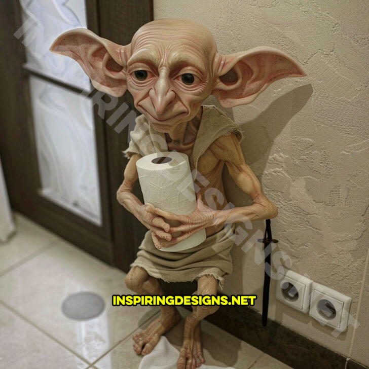 These Dobby Toilet Paper Holders Give Your Bathroom a Magical Helper
