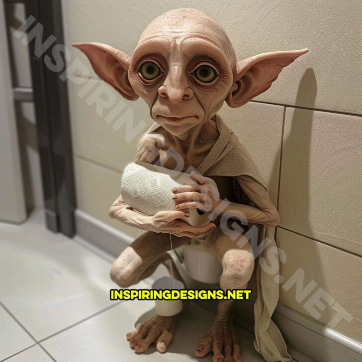 These Dobby Toilet Paper Holders Give Your Bathroom a Magical Helper
