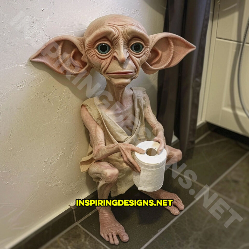 These Dobby Toilet Paper Holders Give Your Bathroom a Magical Helper