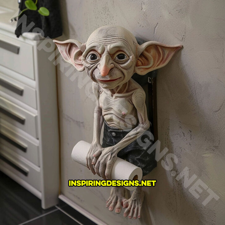 These Dobby Toilet Paper Holders Give Your Bathroom a Magical Helper