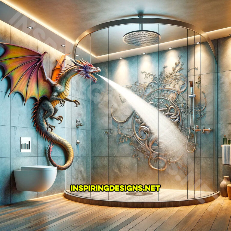 These Dragon Steam Showers Are the Ultimate Home Upgrade for Fantasy Lovers