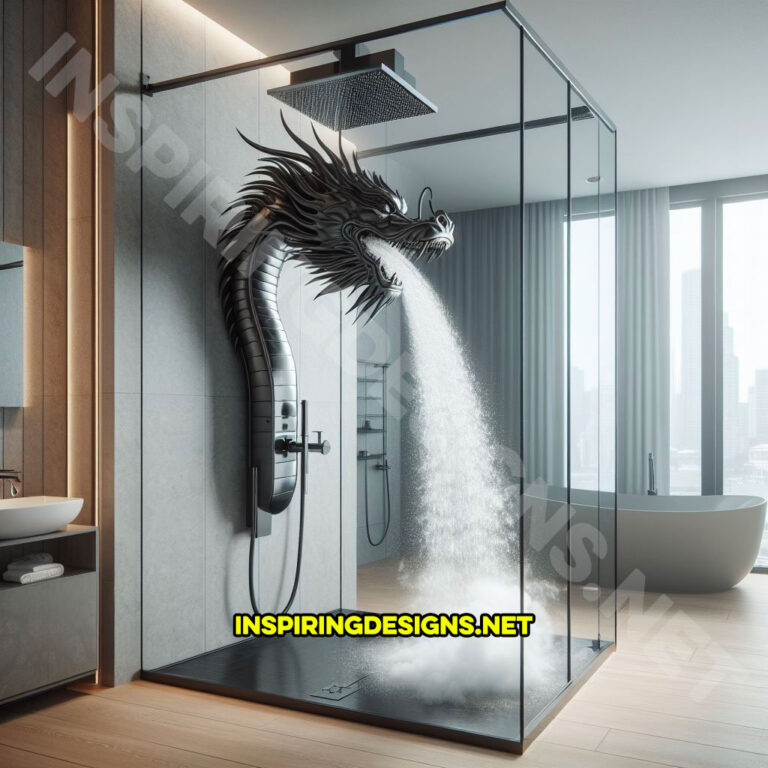 These Dragon Steam Showers Are the Ultimate Home Upgrade for Fantasy Lovers