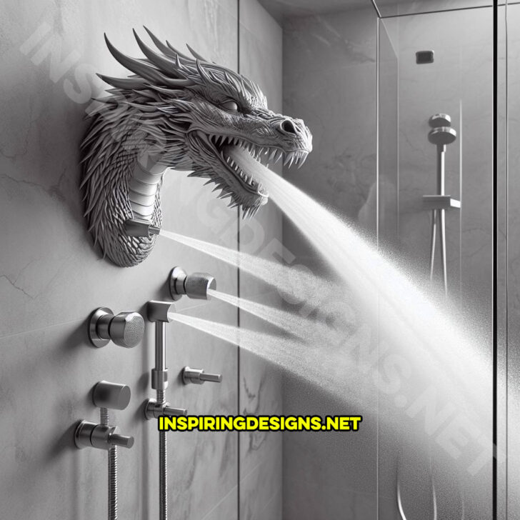 These Dragon Steam Showers Are the Ultimate Home Upgrade for Fantasy Lovers