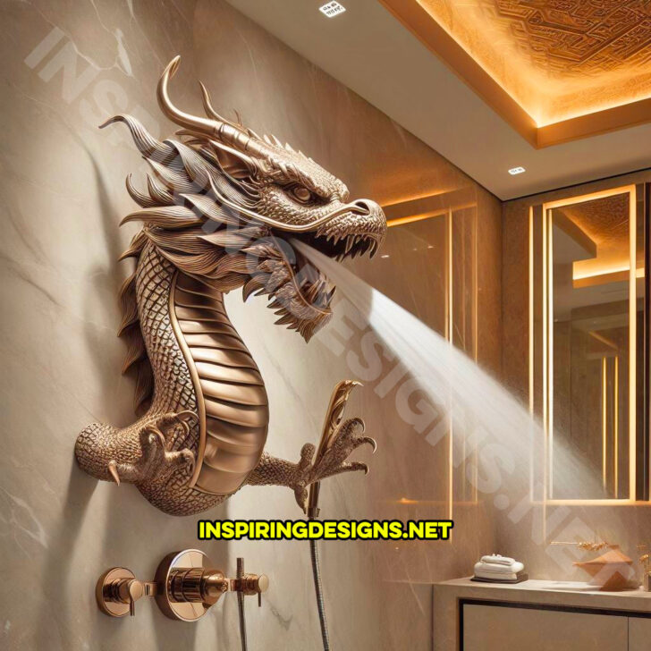 These Dragon Steam Showers Are the Ultimate Home Upgrade for Fantasy Lovers