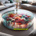 These Epoxy Flower Coffee Tables Will Transform Your Living Room into a ...
