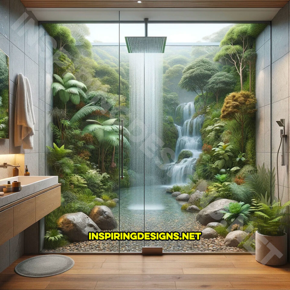 These Epoxy Nature Showers Are the Ultimate Sanctuary for Nature Lovers