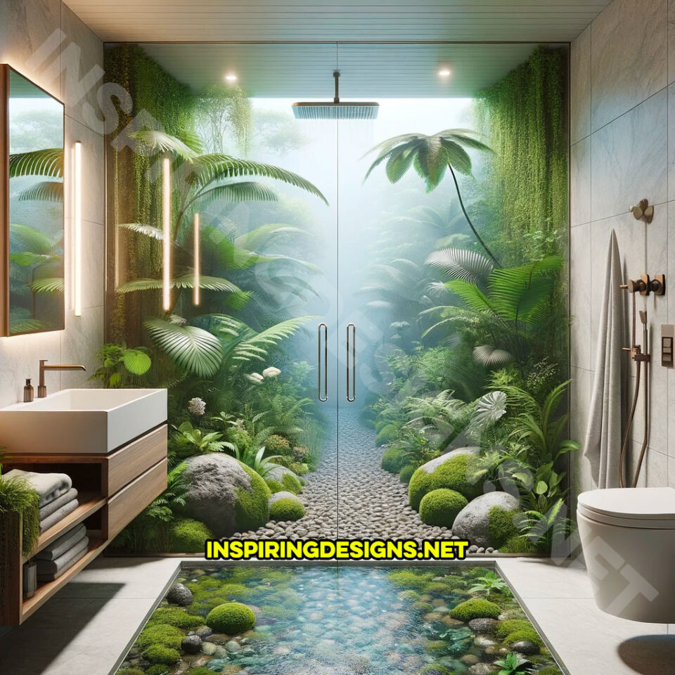 These Epoxy Nature Showers Are the Ultimate Sanctuary for Nature Lovers
