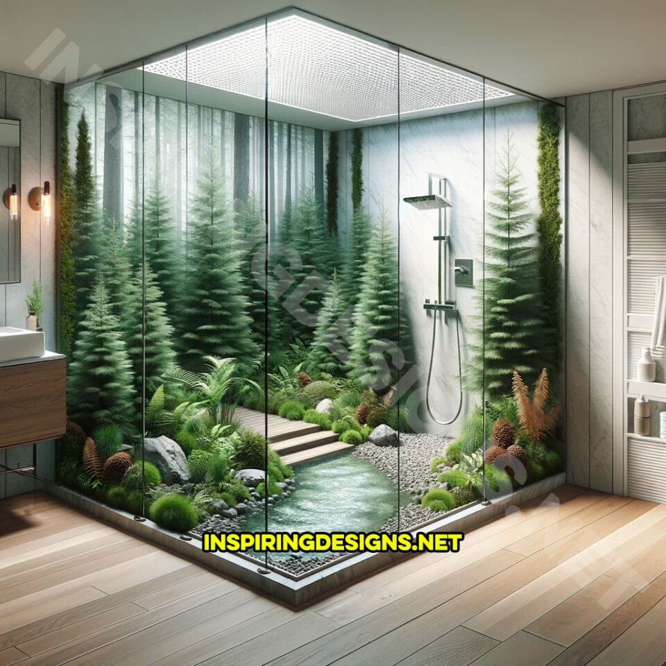 These Epoxy Nature Showers Are the Ultimate Sanctuary for Nature Lovers