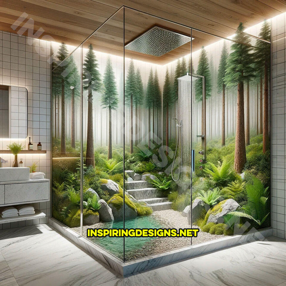 These Epoxy Nature Showers Are the Ultimate Sanctuary for Nature Lovers